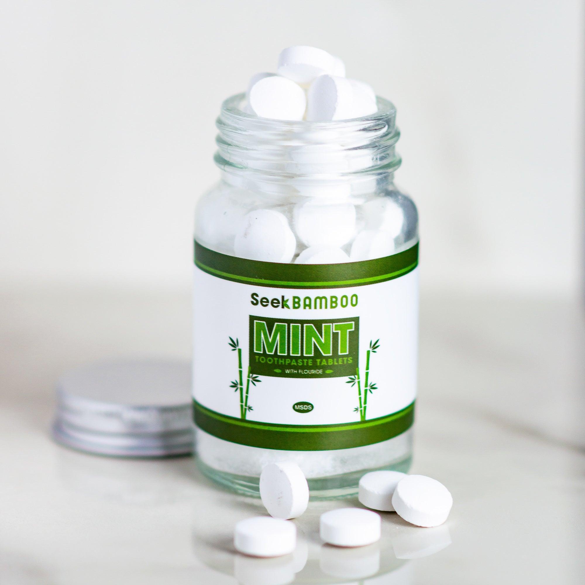 Minty Toothpaste Tablets | Plastic-Free | Mint Tablet Toothpaste